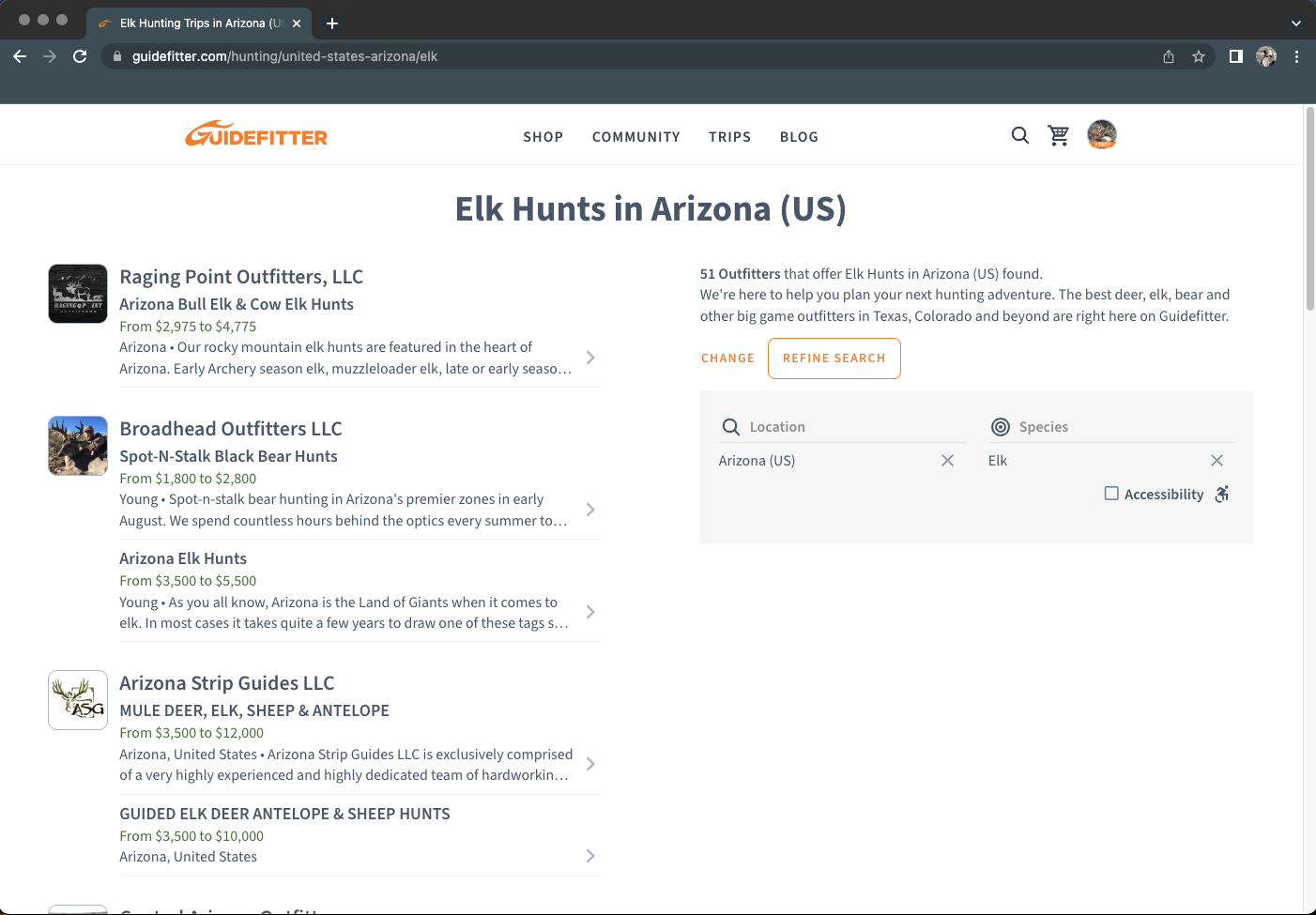 How do I create and/or update an outfitter page? – Guidefitter