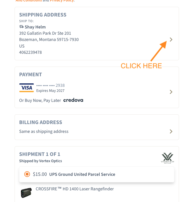 How do I change my shipping address? – Guidefitter
