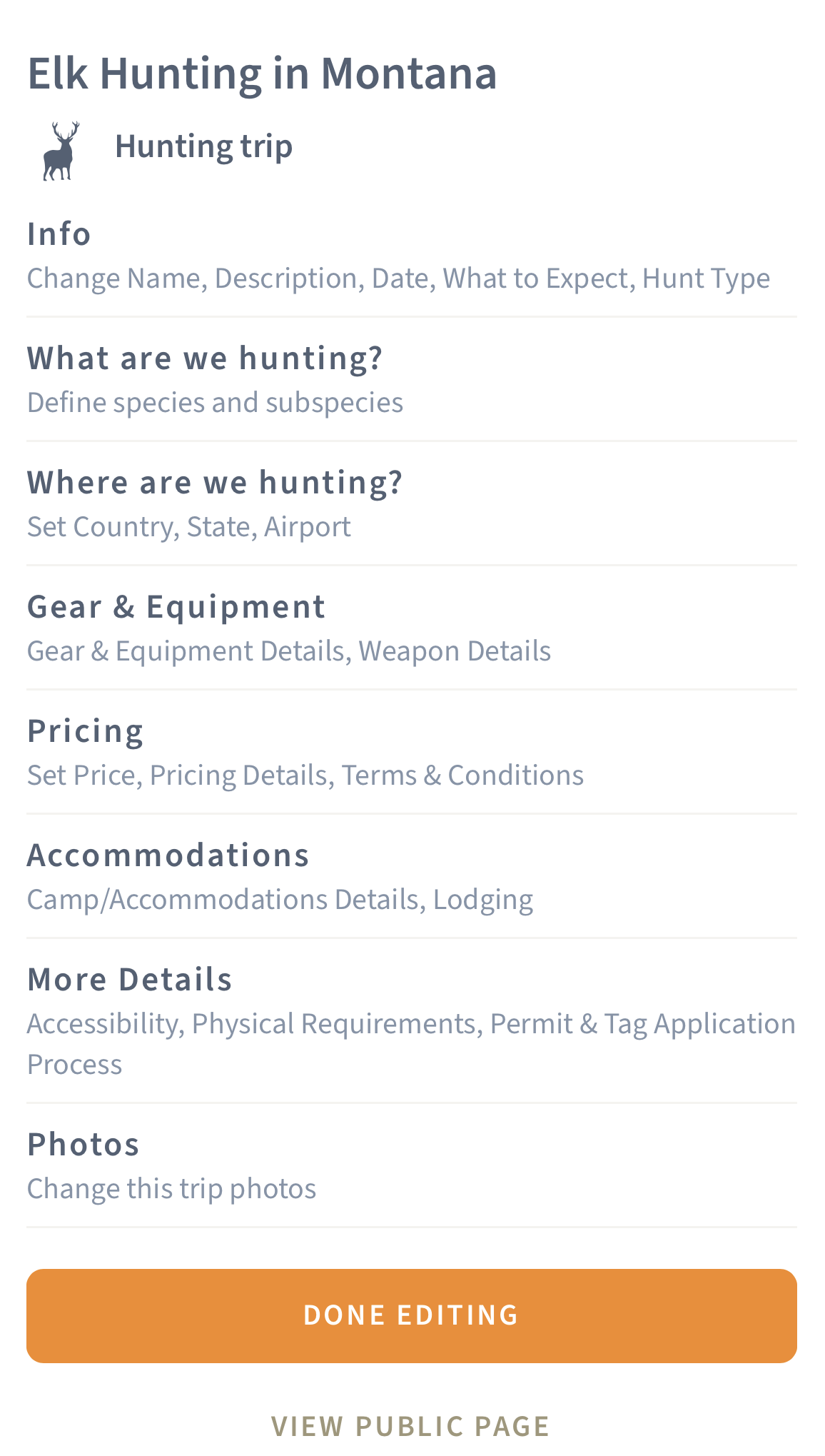 How do I create trips/price lists on my Outfitter Page? – Guidefitter