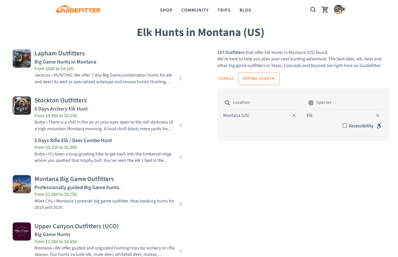 How can my outfitting business show up higher in the search results? – Guidefitter